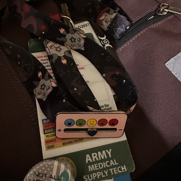 SLIDING ENAMEL PIN - Autism Pin, Nonverbal Pin, Mental Health, Chronic ...