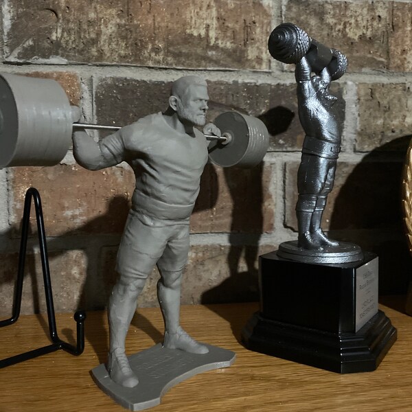 Strongman Figurine Collection - 3D Printed Strength Statues - Lifter ...