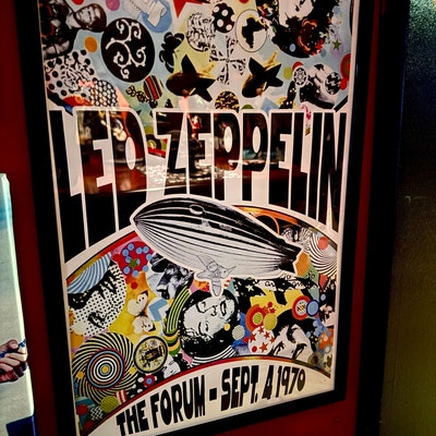 Led Zeppelin 1970 Tour Los Angeles Forum 12 X 18 Promo Concert ...