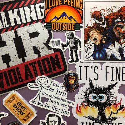 Got Em Hand Game Sticker Funny Workplace Stickers Sarcastic Waterproof ...