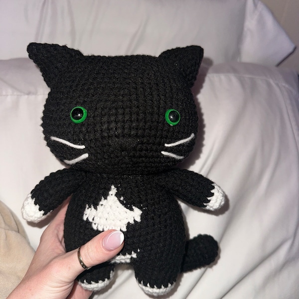 Custom Cat Plush, Custom Crochet Cat, Cat Stuffed Animal, Cat ...