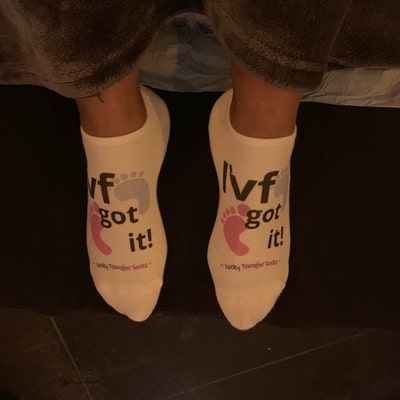 IVF Socks, Lucky Transfer Socks i'vf Got It Socks for IVF - Etsy