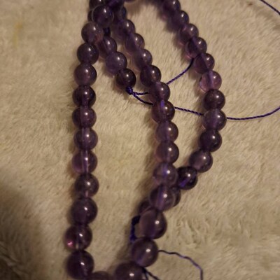 1 Full Strand 15.5 A Grade Genuine Natural Loose Round Semi Precious ...