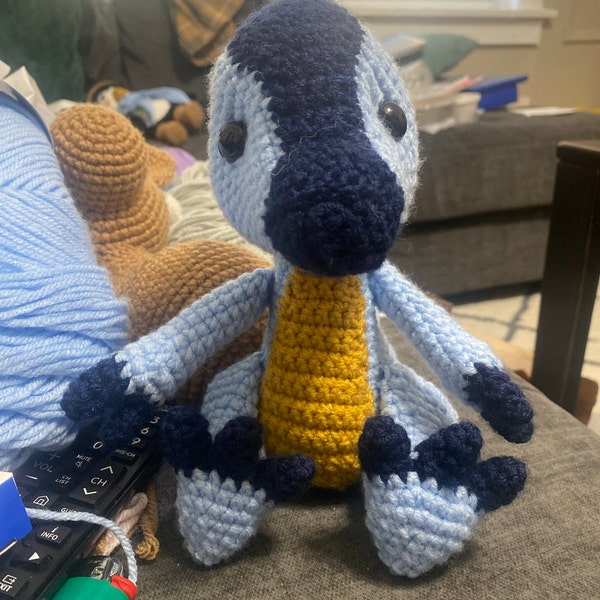 Parasalphosaurus, Dinosaur Crochet Pattern, Crochet Pattern, Crochet ...