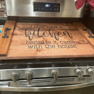 Hand Made Custom Stove Top Cover - Etsy