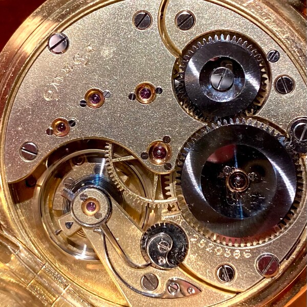 2P405 Omega 14k Solid Gold, Full Hunter Pocket Watch - Etsy