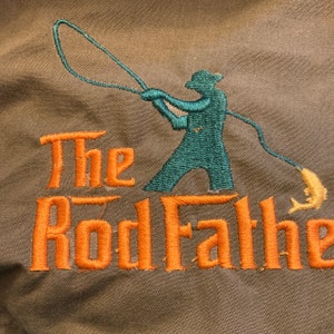 The Rod Father Embroidery Design Instant Download - Etsy