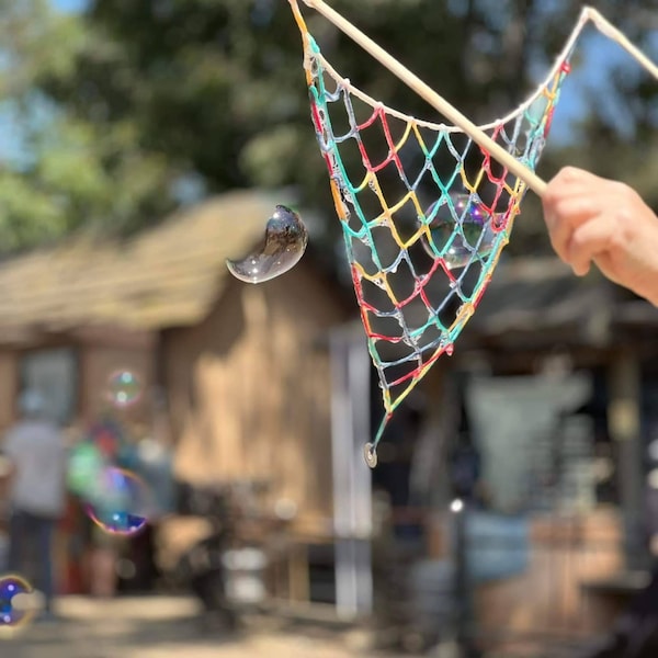 Ginormous Bubble Wand - Tri String Wand (watch the Video!) - Etsy