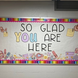 Retro Fall Bulletin Board DIY Classroom Bulletin Board Door - Etsy