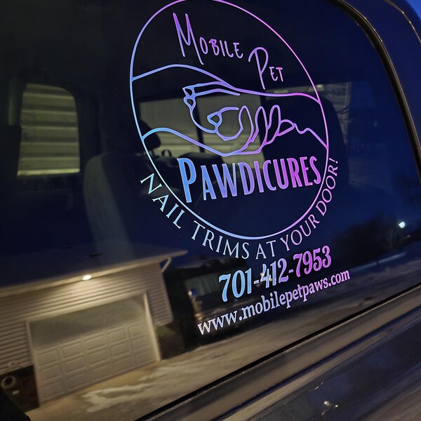 Custom Holographic Car Decals, Custom Large Oversized Vinyl Stickers ...