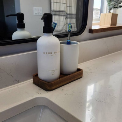 Engraved Glass Soap Dispenser Engraved Signature Collection - Etsy