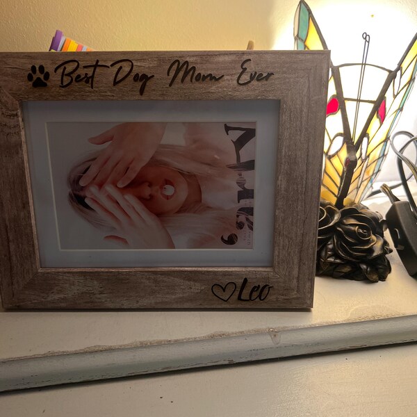 Who Rescued Who Personalized Pet Picture Photo Frame- Custom Picture ...