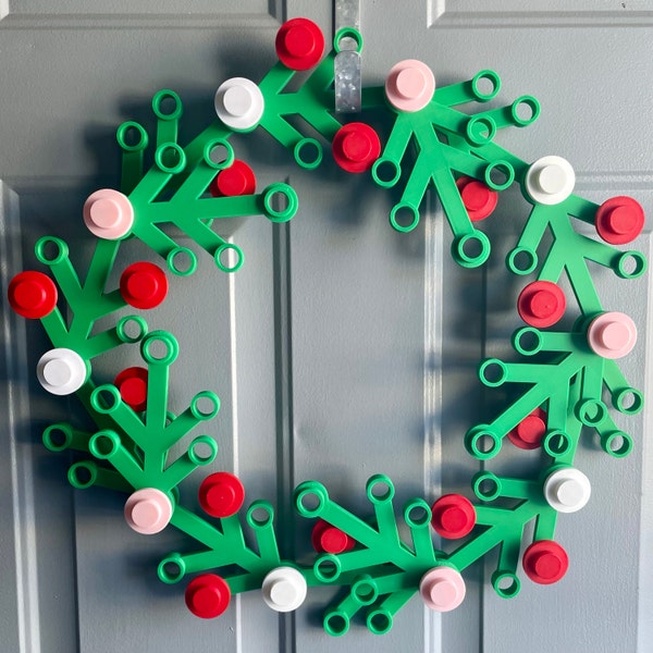3D Printed Lego-inspired Giant Wreath - Etsy