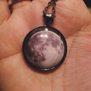 Custom Birth Moon Phase Necklace Personalized Full Moon Pendant or Key ...