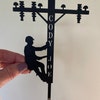 Lineman Wedding Cake Topper, Lineman Bride Cake Topper, IBEW Cake ...