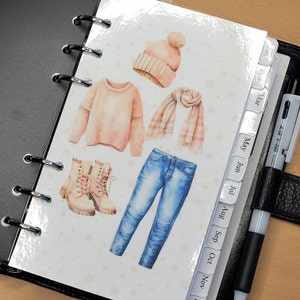 Reading Girl, Printable Planner Dashboard, Multiple Sizes, Bookish Girl ...