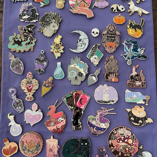 Creepy Candy Pastel Board Filler Pins - Etsy