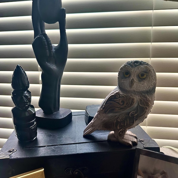 Irish God Statue of Lug Celtic God Celtic Statue Pagan God Wood Carving ...