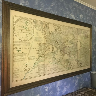 Antique Map of the Outer Hebrides Map Print Shows Isle of Lewis ...