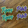 Team Name Clip Great for Drill Team Band Color Guard Baton Twirler Hair ...