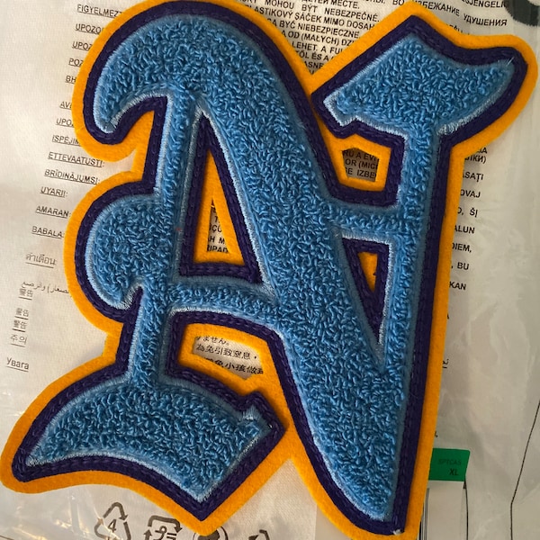 Handmade Custom Chenille Varsity Letters + Numbers /personalized Gift ...