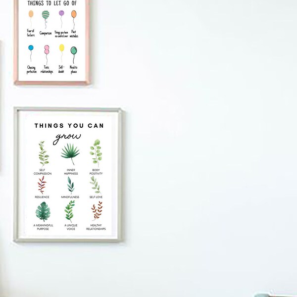 Self Growth Printable, Self Development Poster, Mental Health Print ...