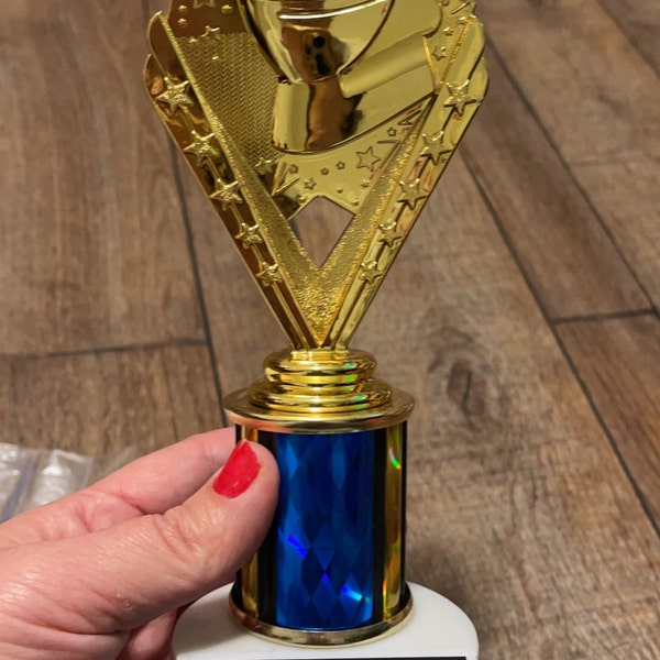 Fun, Custom Toilet Trophy or Award, Last Place, Loser, Worst Job ...
