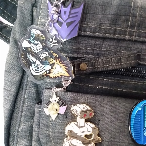 Rob the Robot - 1.5" Hard Enamel Lapel Pin - Etsy