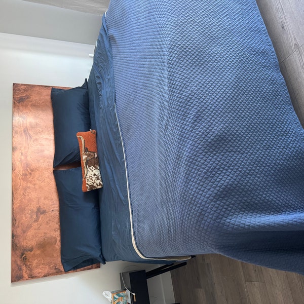 Aged Copper Headboard, King Size Headboard, Contemporary Modern ...