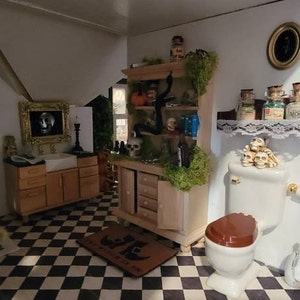 Nosferatu Dracula Vampire Miniature Dollhouse Wall Art, Shadowbox Decor ...