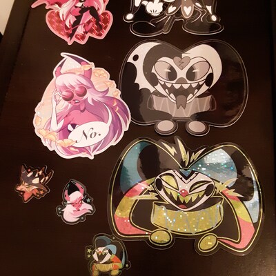 Helluva Boss Stickers Verosika, Striker, Sallie May, Deerie 5 Designs ...