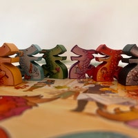 FLAMECRAFT - Matte Vinyl Meeple Stickers/decals Upgrade Kit ...