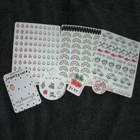 90 Period Tracker Blob Kawaii Planner Stickers SSC1009 - Etsy