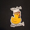 Small Lucifer Duckie Handmade Sticker 2 Variations 1.5x2.27 & 1.8x2.8 ...