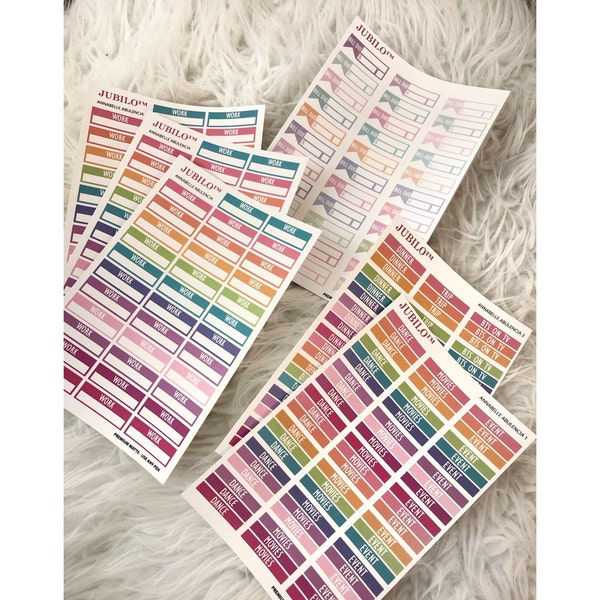 Resume Planner Stickers - Job Interview Planner Stickers - Fits Erin ...