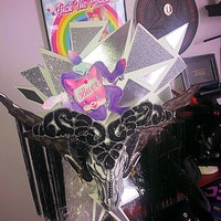 Sukah Synth Futuristische Cyborg Kopfbedeckung Halo Hut Kopfschmuck ...