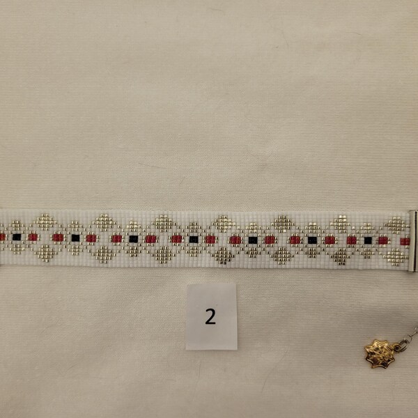 Loom Bead Pattern Ladybug, Loom Bracelet Pattern, Miyuki Beaded Ladybug ...