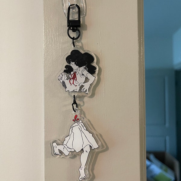 Split Girl Linked Keychain! - Etsy