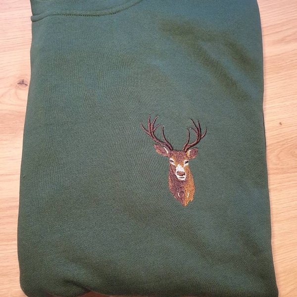Buck Deer Head Machine Embroidery Designs, Forest Animals, Embroidery ...