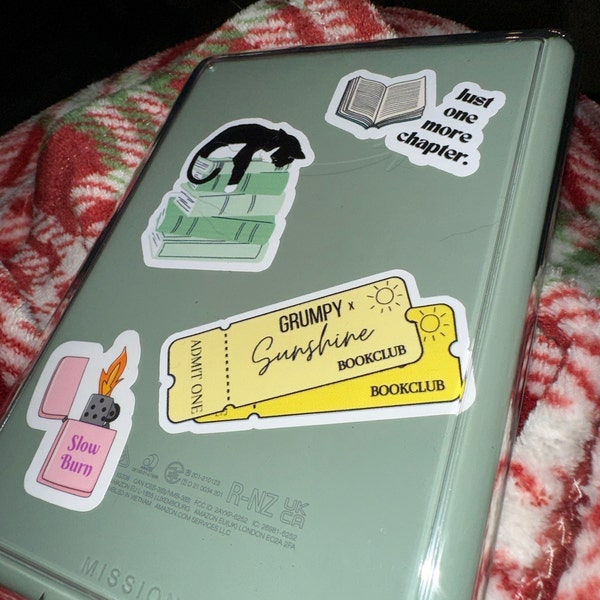 Book Trope Ticket Sticker | Booktok Romance Kindle Decal - Etsy