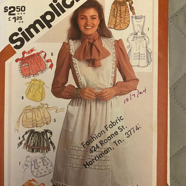 Uncut Simplicity Sewing Pattern Misses' Empire Dress Simplicity 11704 ...