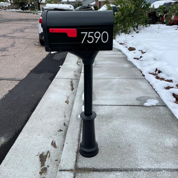 Reflective Mailbox Numbers, Reflective Mailbox Decals, Mailbox Decals ...