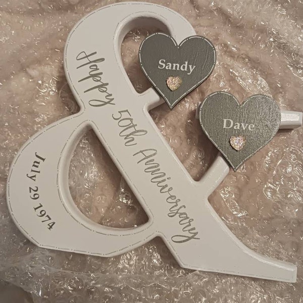 20 Years Together Sign, 20th Anniversary Gift for Parents Anniversary ...