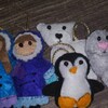 Eskimo Kisses Christmas Ornament Decorations - Pdf Pattern, Sewing ...