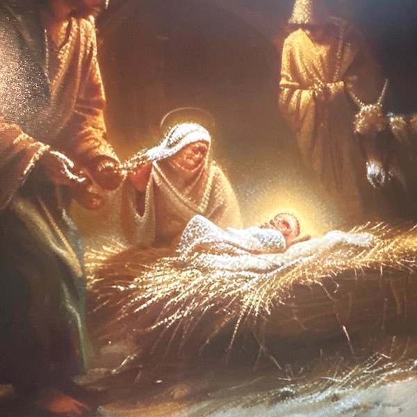 Hand of Jesus Christ Reaching Out Helper Oil Painting Christian Artwork ...