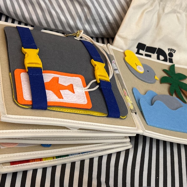 Montessori Quiet Book | Princess Adventures | Soft Activity Book for ...