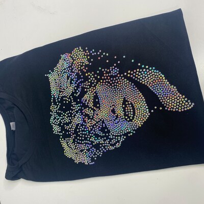 A4 SS10 Martin_luther_king,_jr. Rhinestone Portrait Crystals Diamante ...