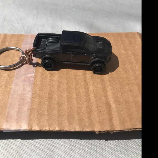 Custom Made Keychain,2017 Ford Raptor Svt 4x4 Pick up Truck,matte Black ...