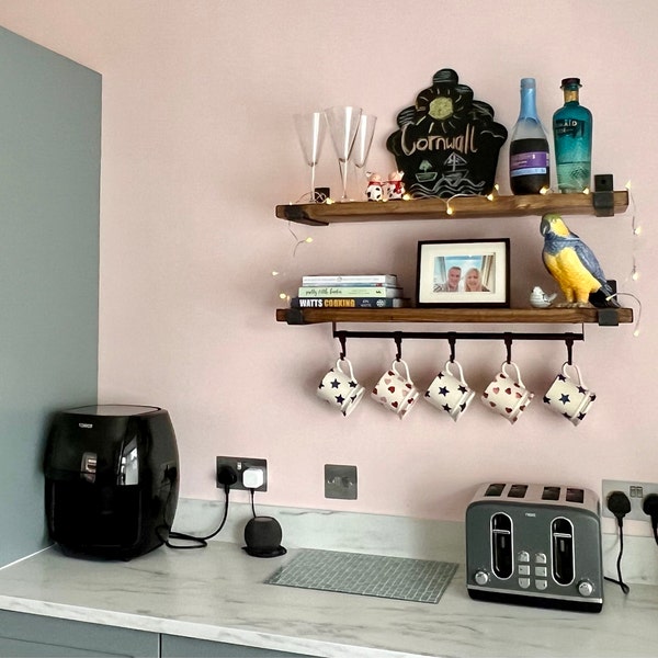 Hanging Rail for Cups/utensils/mug Available in 60/80cm to Fit Under ...