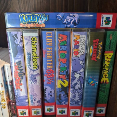 NINTENDO NES Custom Replacement Game Storage Case and Art, 100's of ...